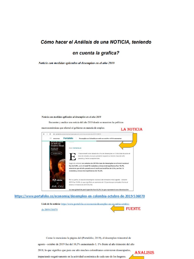 Como Hacer El Analisis de Una Noticia | PDF