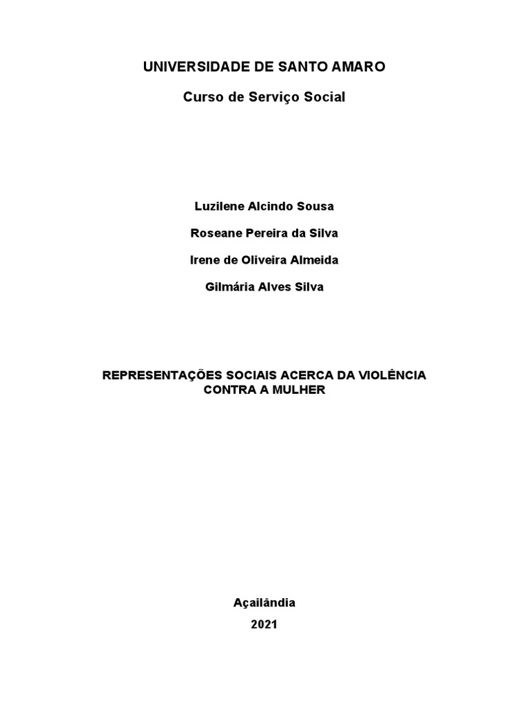 Monografia Pronta | PDF | Estudos de Gênero | Gênero