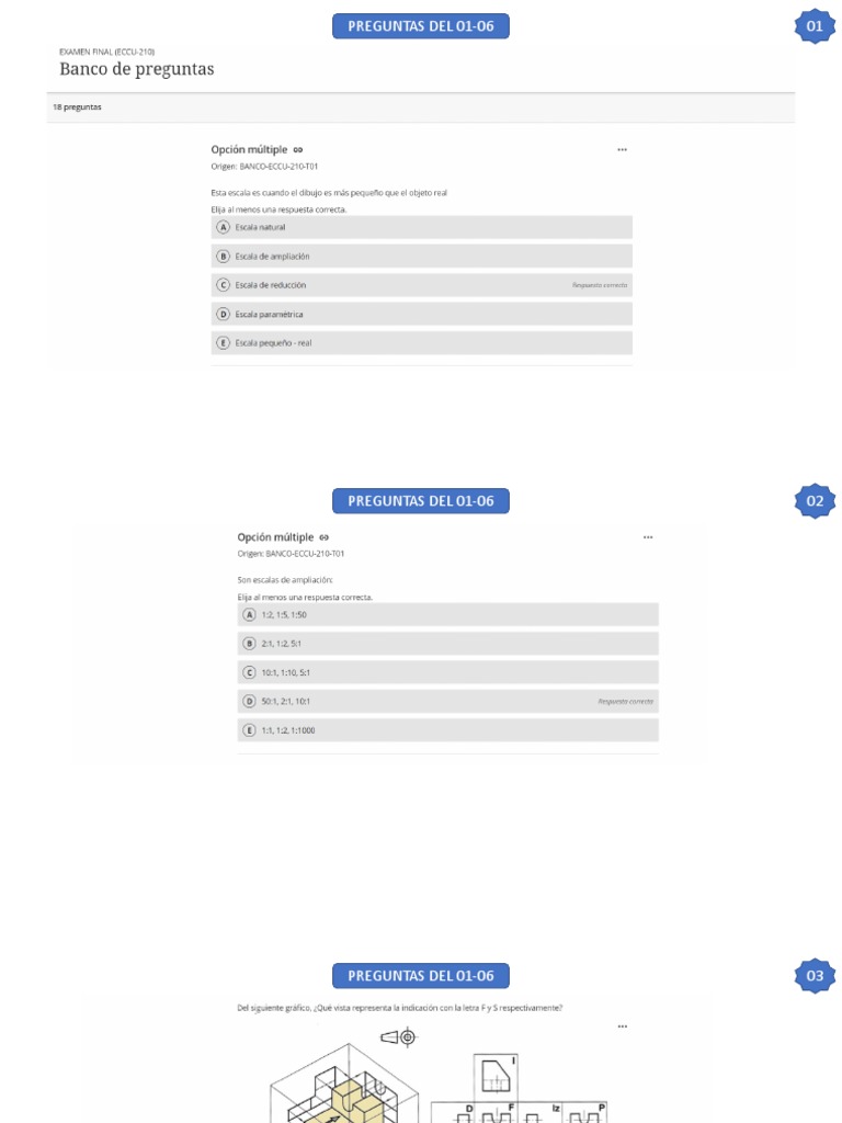 Balotario Examen Final Dibujo | PDF