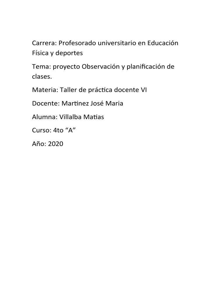 Taller de Practica Docente VI | PDF | Crecimiento personal y profesional | Ciencias sociales