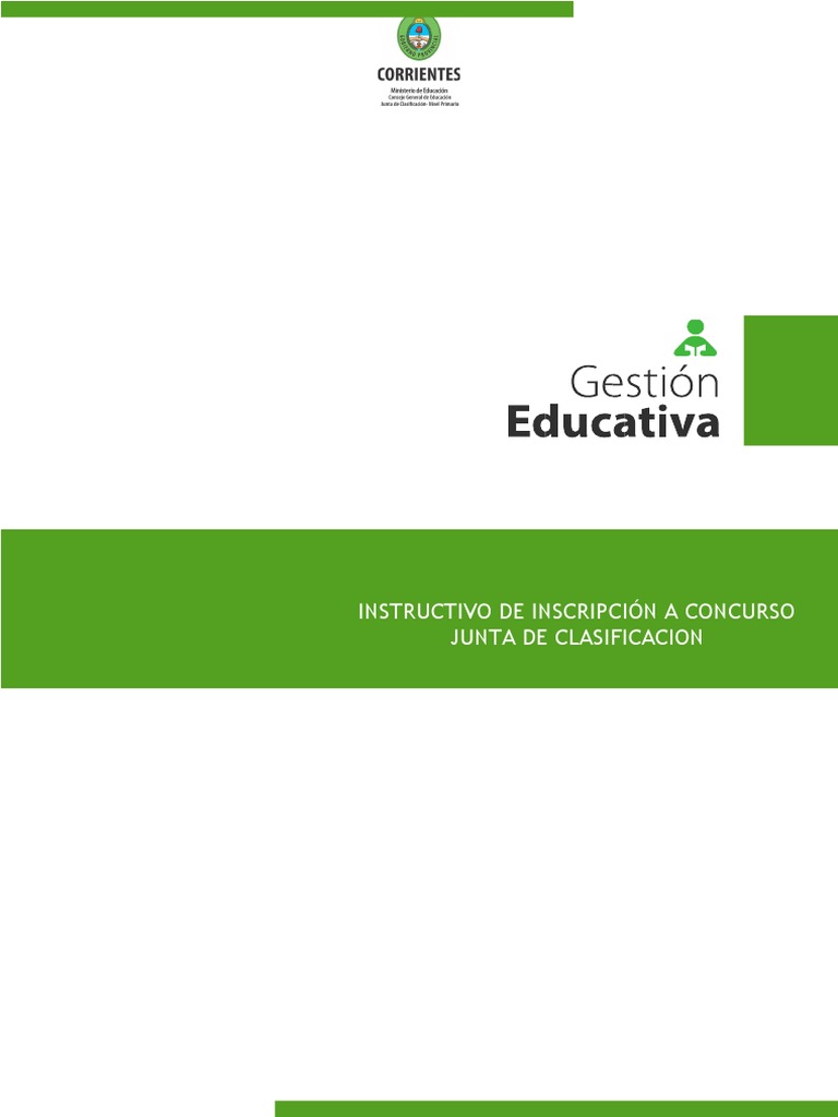 Manual Instructivo Inscripcion Junta Clasif. | PDF | Archivo de computadora | Informática