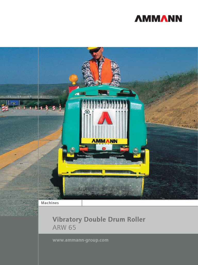Ammann Vibratory Double Drum Roller ARW 65 - en - Compressed | PDF | Engines | Machines