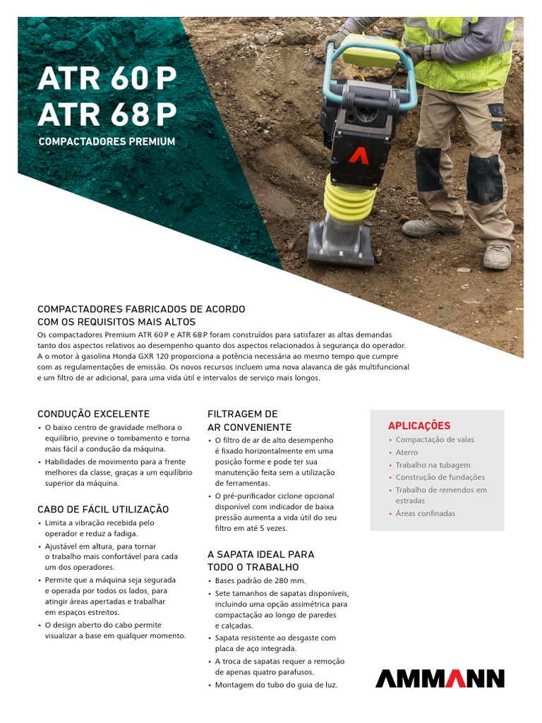 atr_60p_atr_68p_rammer_sell_sheet_mss-2086-00-p2 | PDF | Motores
