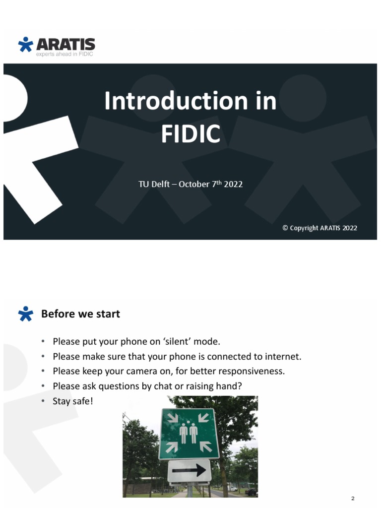 TU Delft - Introduction in FIDIC - v0.1 | PDF | Employment | Safety