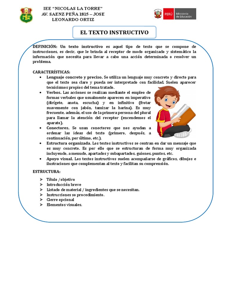 Textos Instructivos | PDF | Lingüística | Ciencia cognitiva