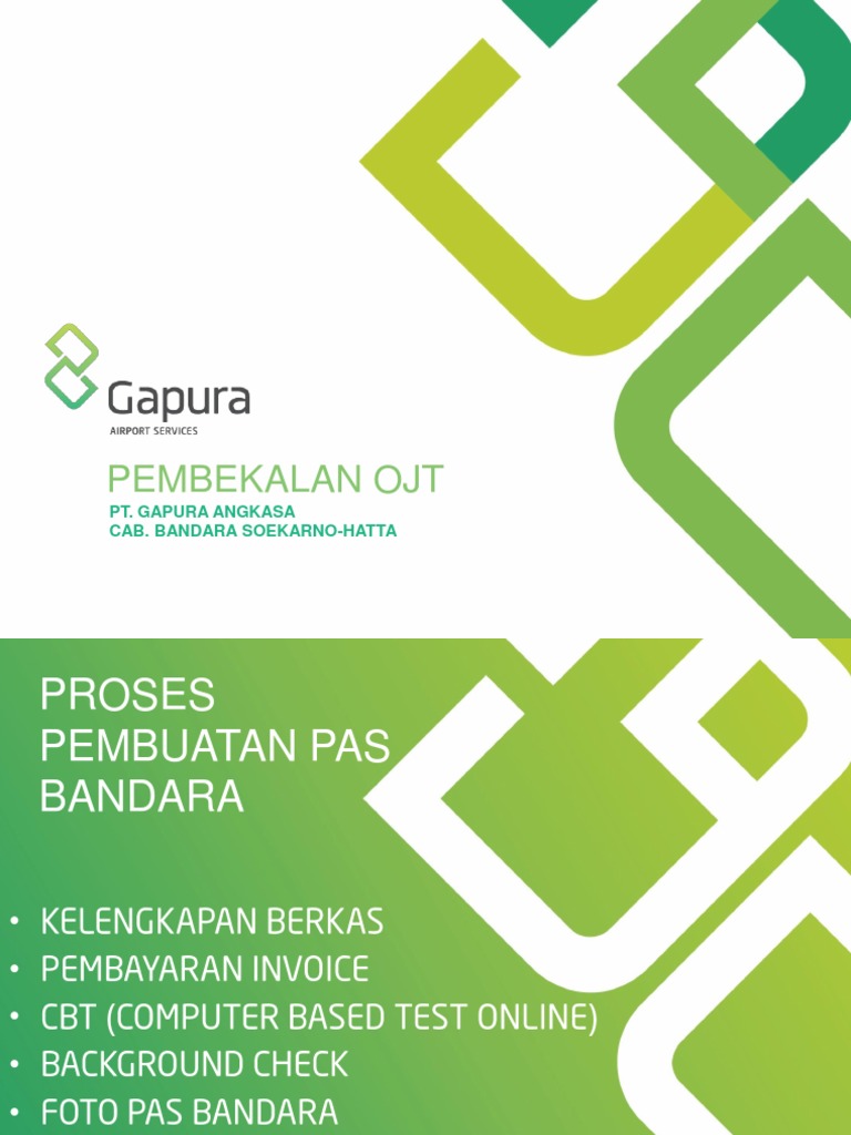 Pembekalan OJT | PDF