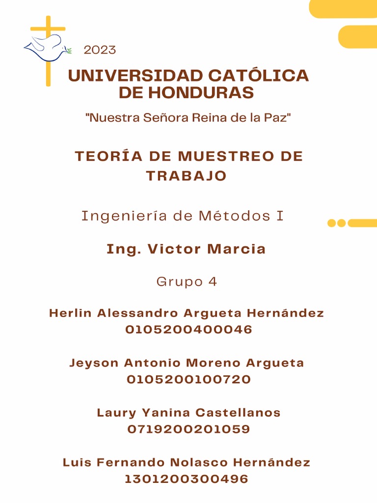 Informe Teoría de Muestreo de Trabajo | PDF | Intervalo de confianza ... Informe Teoría de Muestreo de Trabajo | PDF | Intervalo de confianza ...