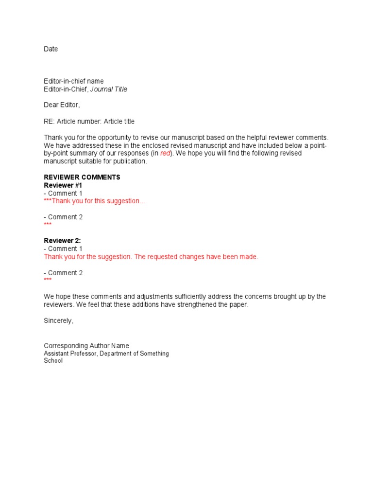 Reviewer Comments Reviewer #1: Thank You For This Suggestion | PDF