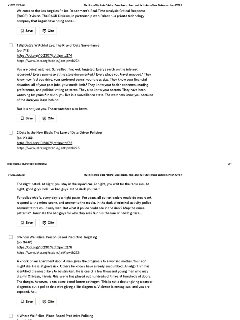 The Rise of Big Data Policing - Surveillance, Race, and The Future of ...