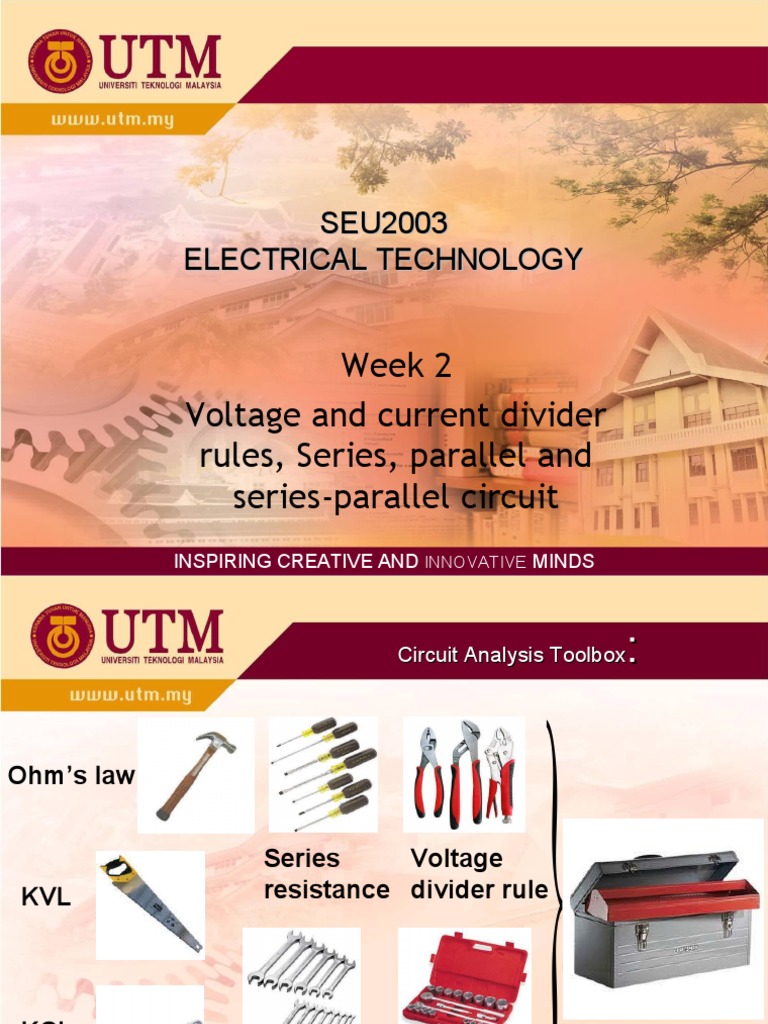 Voltage and Current Divider Rules, Series, Parallel and Series-Parallel Circuit | PDF | Series ...