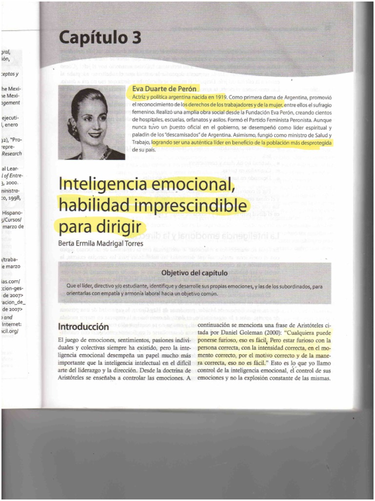 Capitulo 3.inteligencia Emocional PDF | PDF