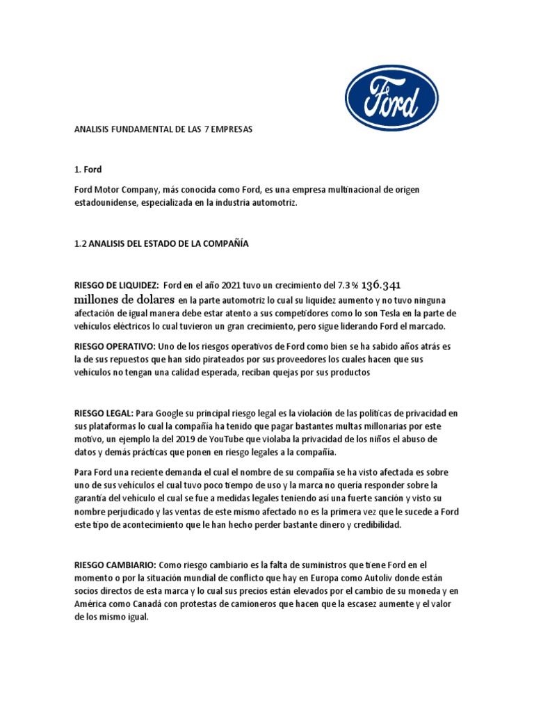 FORD | PDF