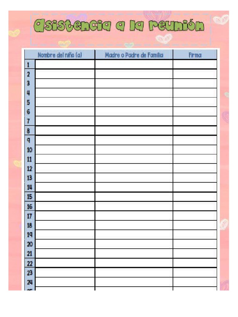 Reunion de Padres de Familia | PDF