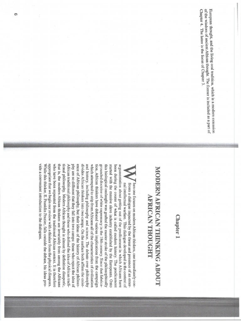 Jacob Carruthers - Modern African Thinking About African Thought | PDF