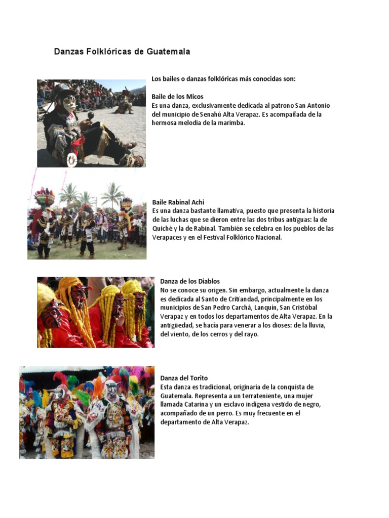 10 Danzas Folcloricas De Guatemala Pdf