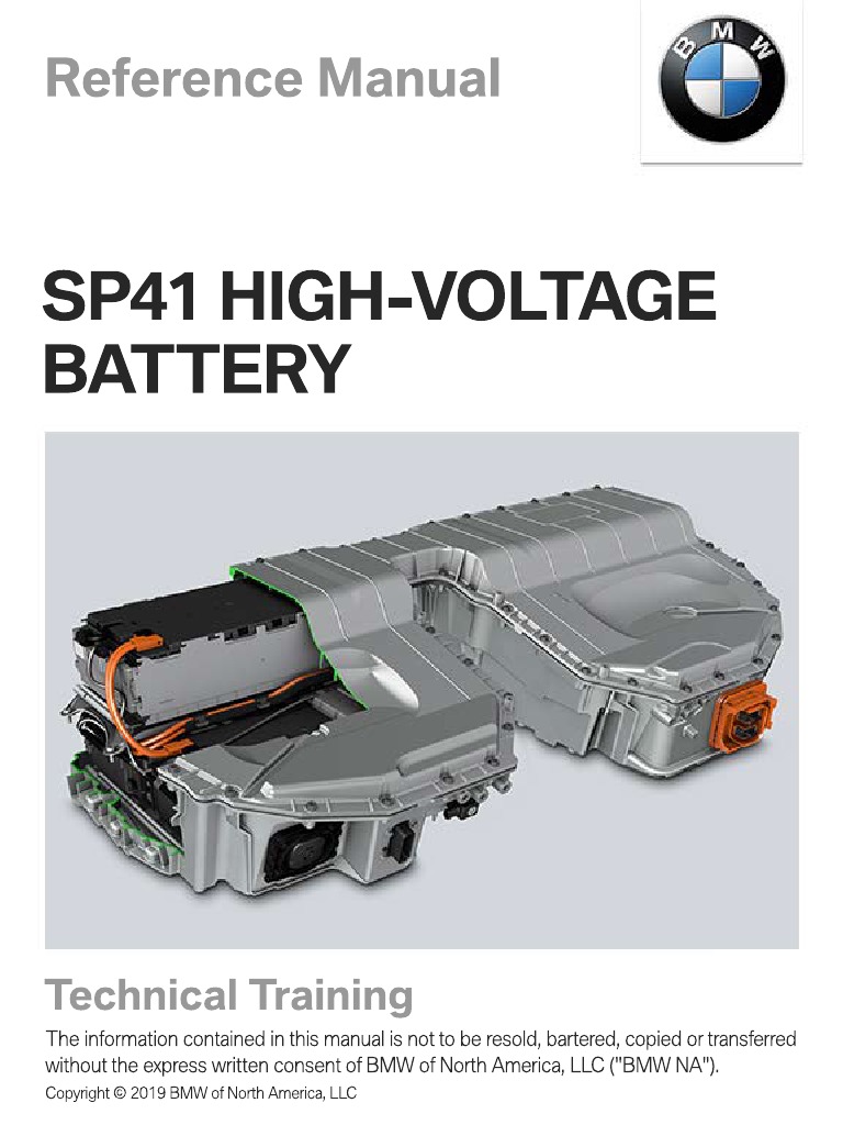 ST1927 SP41 High-Voltage Battery | PDF | Plug In Hybrid | High Voltage