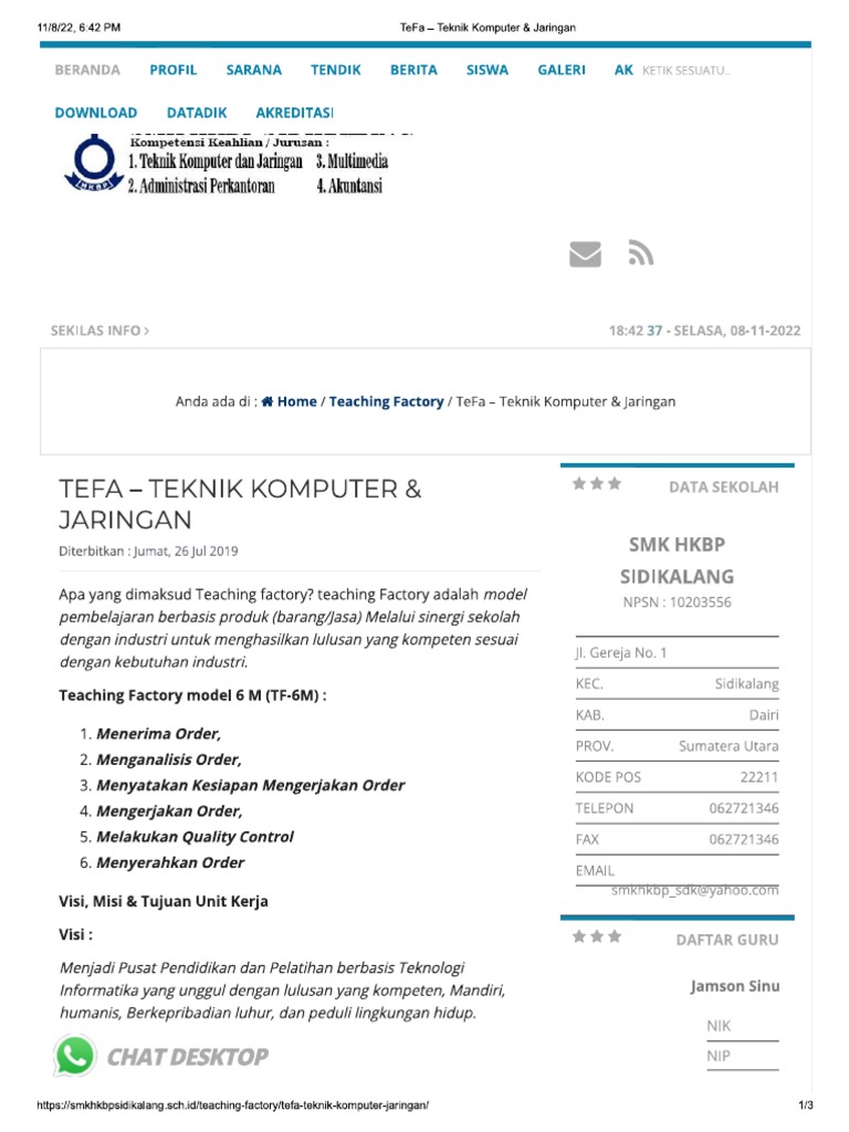 TeFa TKJ | PDF
