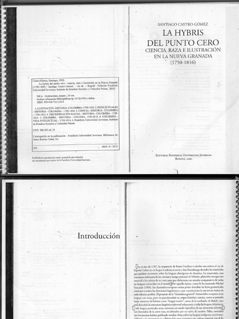 CASTRO-GÓMEZ, La Hybris Del Punto Cero - Compressed | PDF