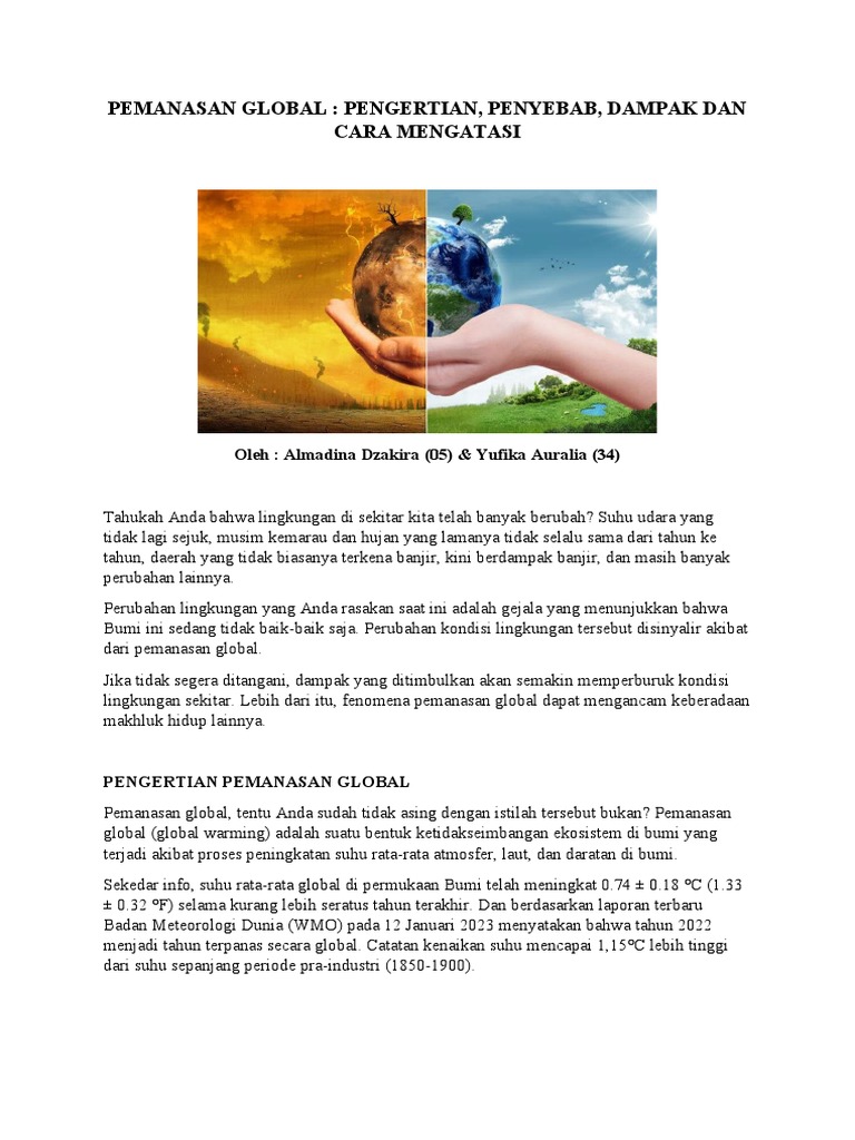 Artikel Pemanasan Global | PDF