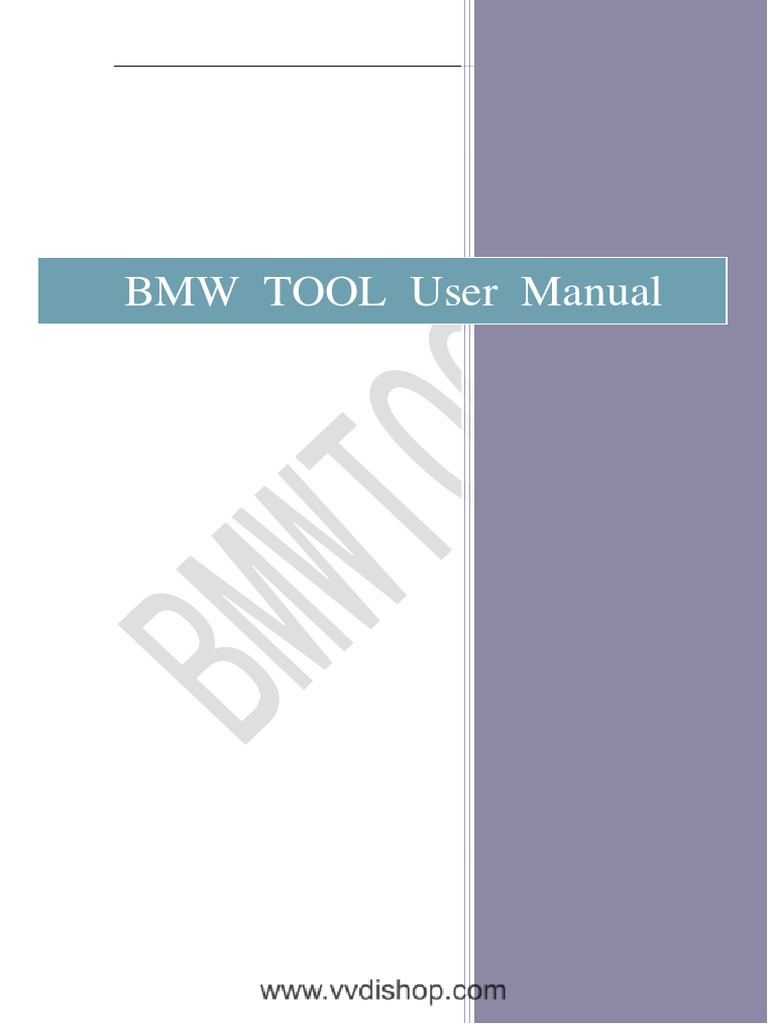 Vvdi BMW Tool Pro | PDF | Computing | Manufactured Goods