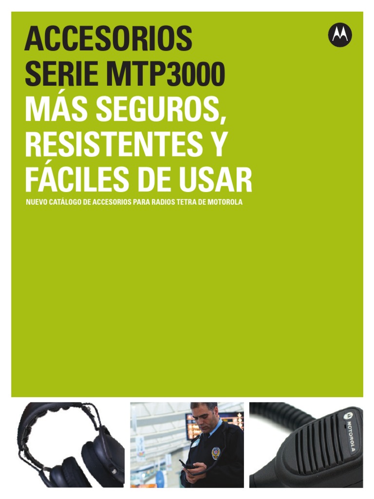 Más Seguros, Resistentes Y Fáciles de Usar: Accesorios Serie Mtp3000 ...