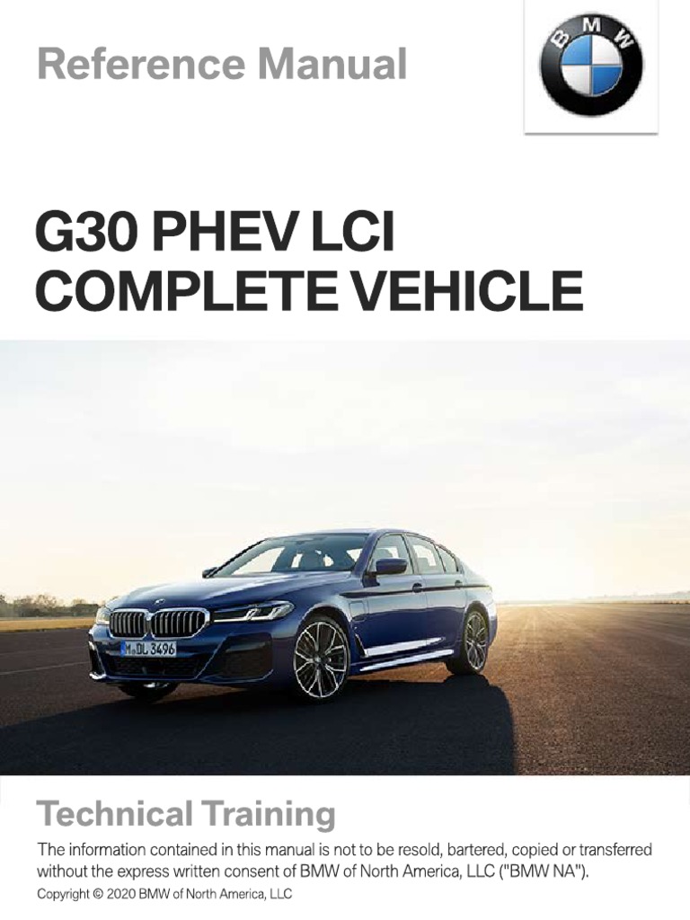 ST2010 G30 PHEV LCI Complete Vehicle | PDF | Plug In Hybrid | Hybrid Electric Vehicle