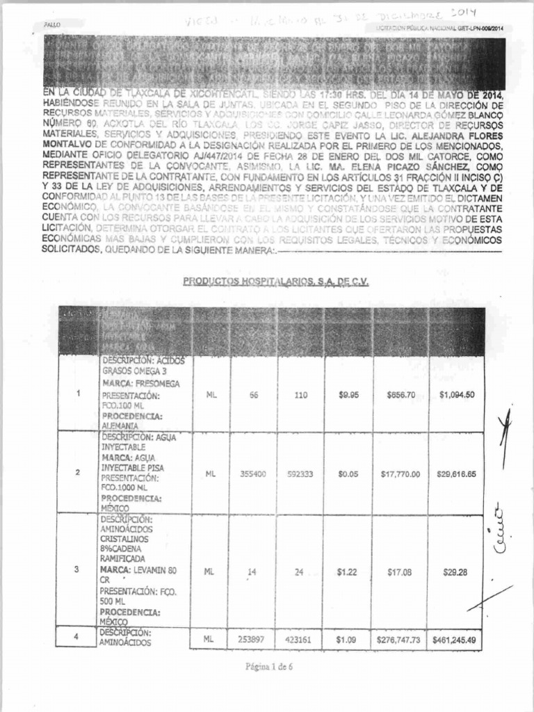 Fallo - LPN 009 2014 | PDF