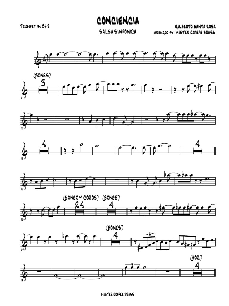 Conciencia Trumpet in BB 2 | PDF