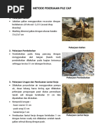 Metode Pelaksanaan Pekerjaan Capping Beam - 0001 | PDF