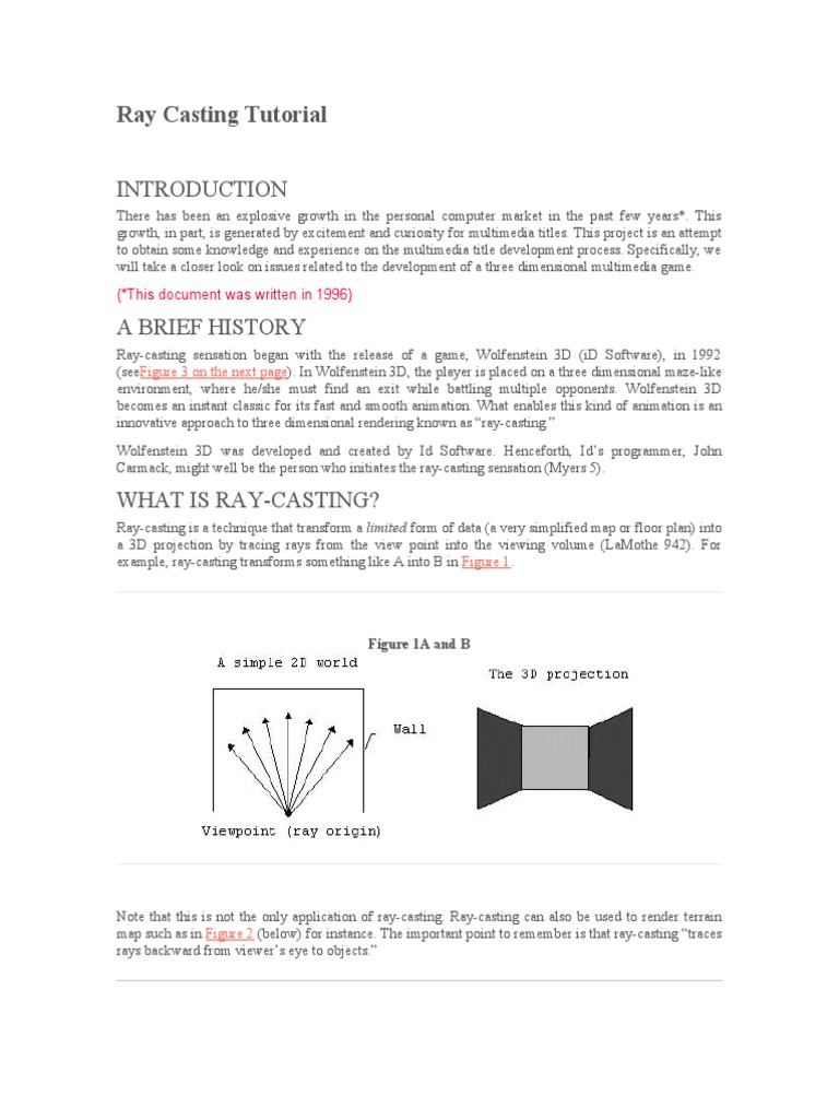 Ray Casting Tutorial | PDF | Texture Mapping | Rendering (Computer Graphics)