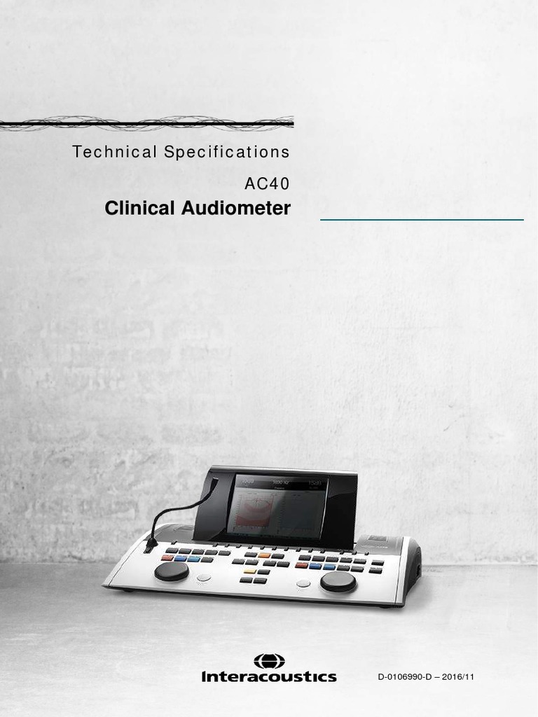 Technical Specification Ac40 | PDF | Decibel | Usb