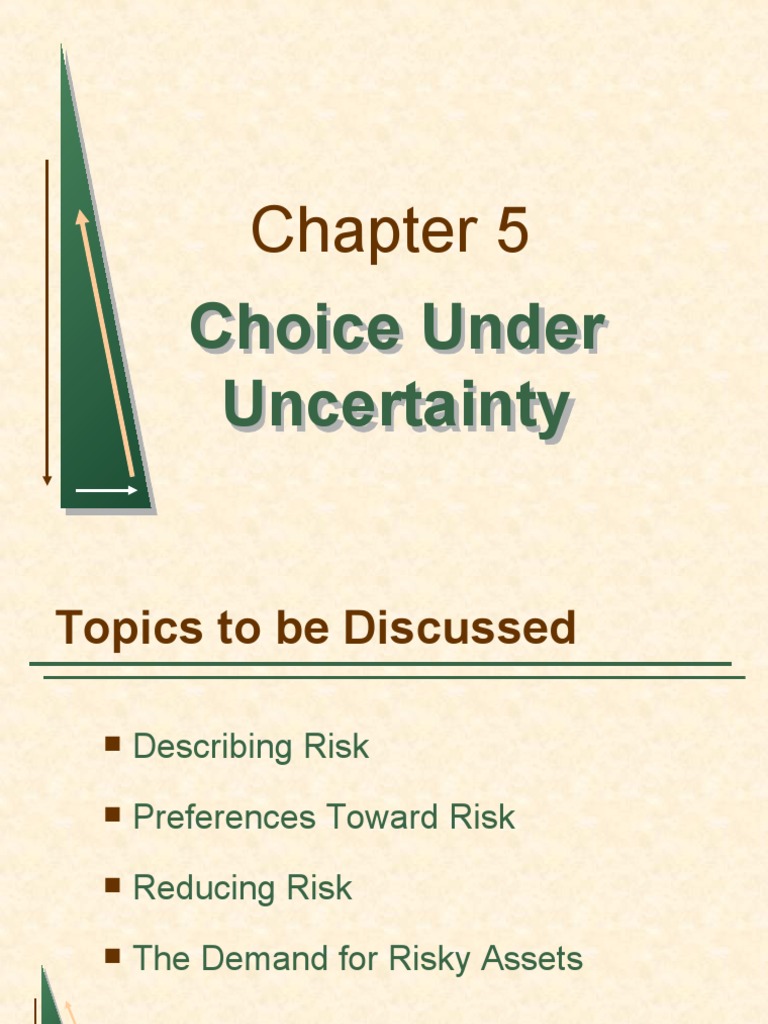 Chapter - 5 Choice and Uncertainty | PDF