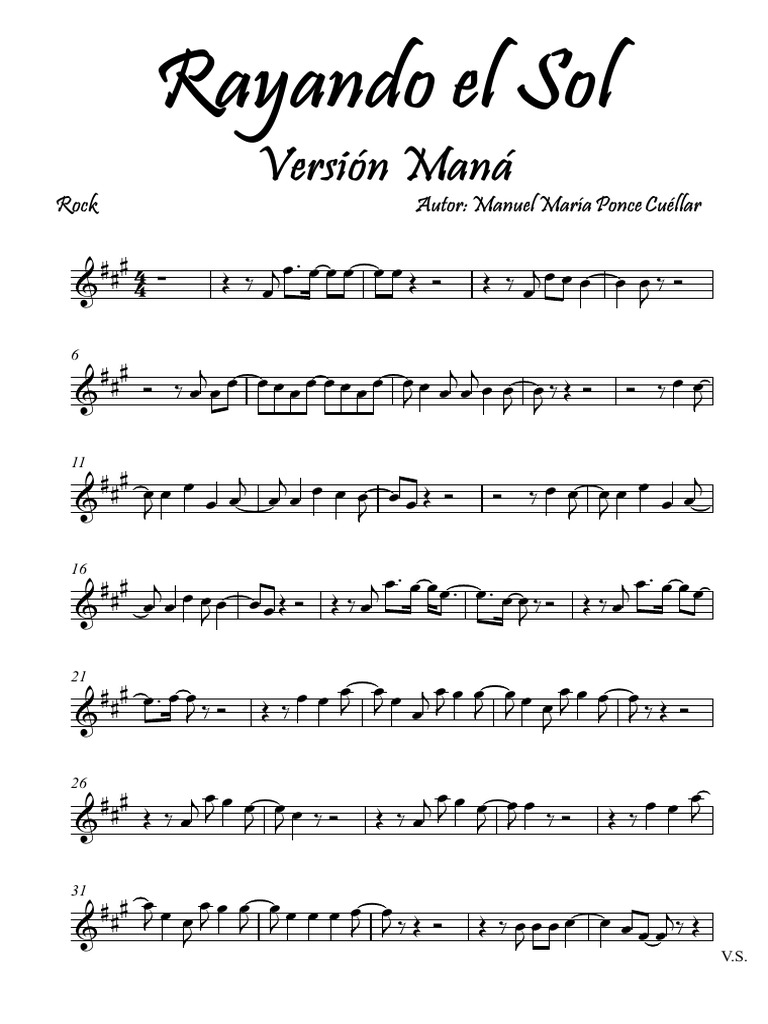 Rayando El Sol | PDF