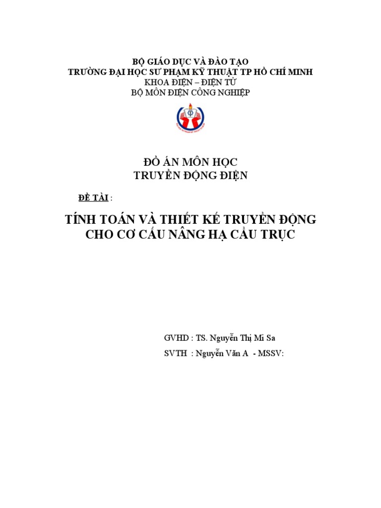 Mau Do An TDD-1 | PDF