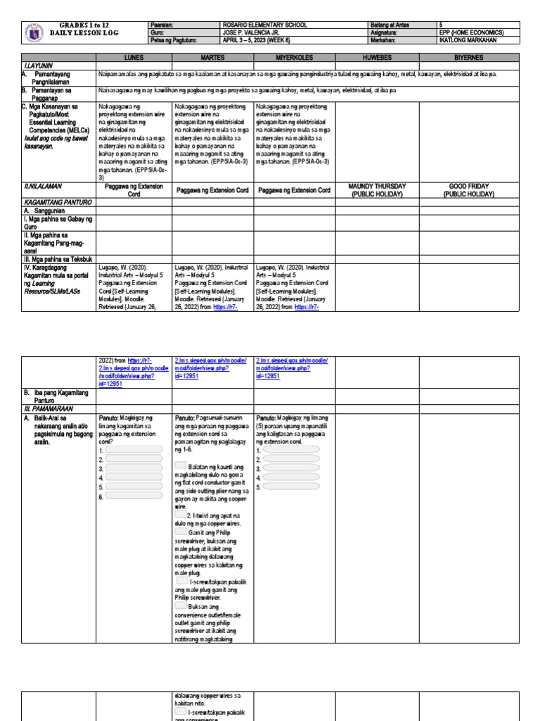 DLL G5 Eppia Q3 W8 | PDF