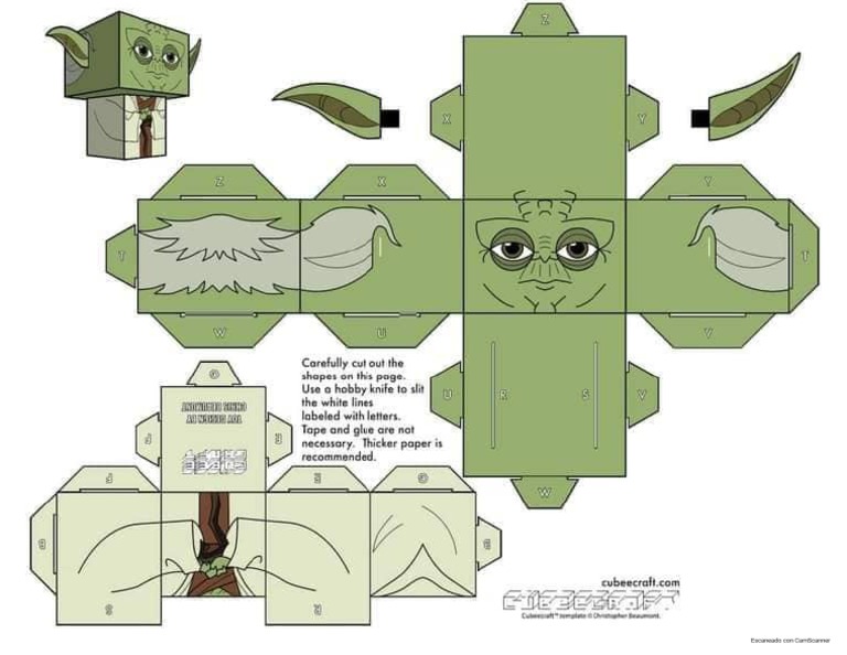Papercraft de Yoda | PDF