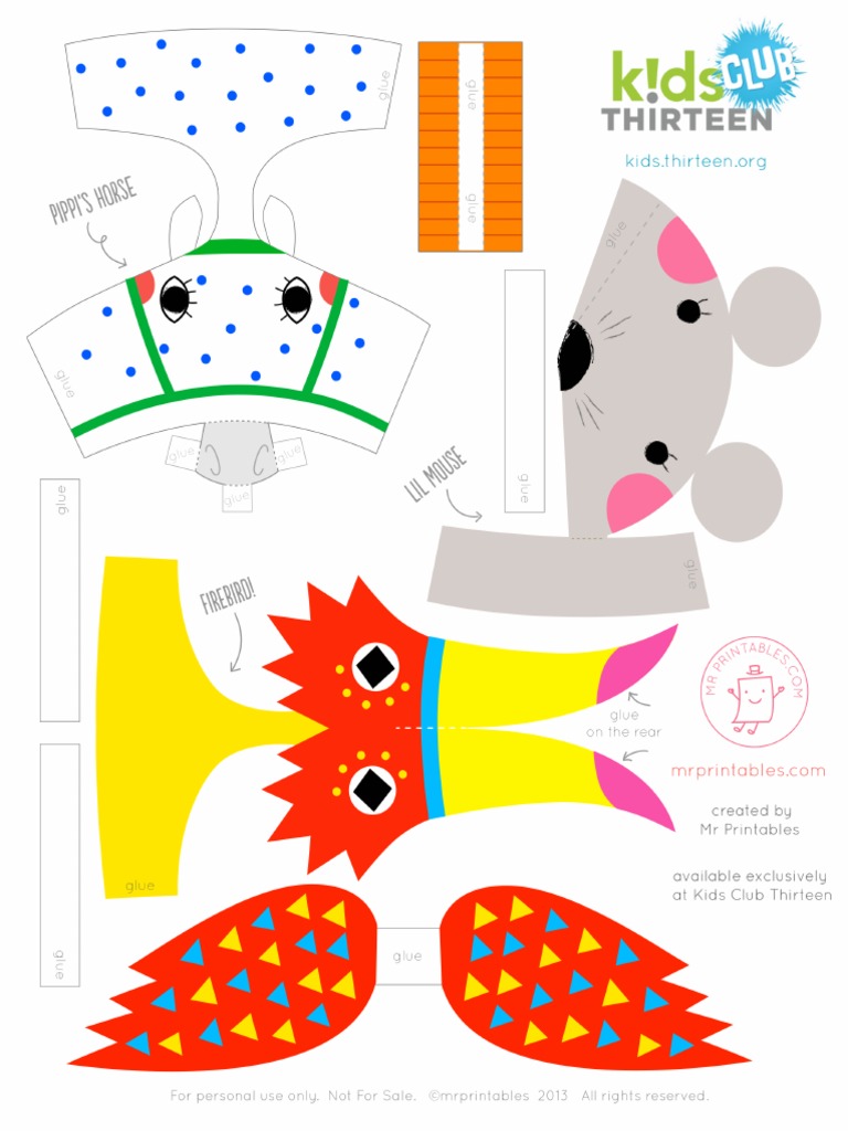 Kids Club Finger Puppets | PDF