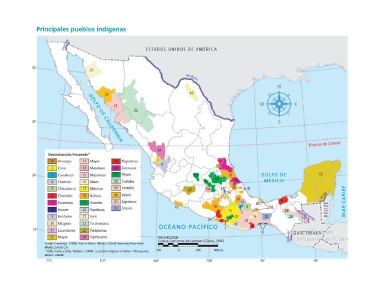 Mapa de Pueblos Indígenas | PDF