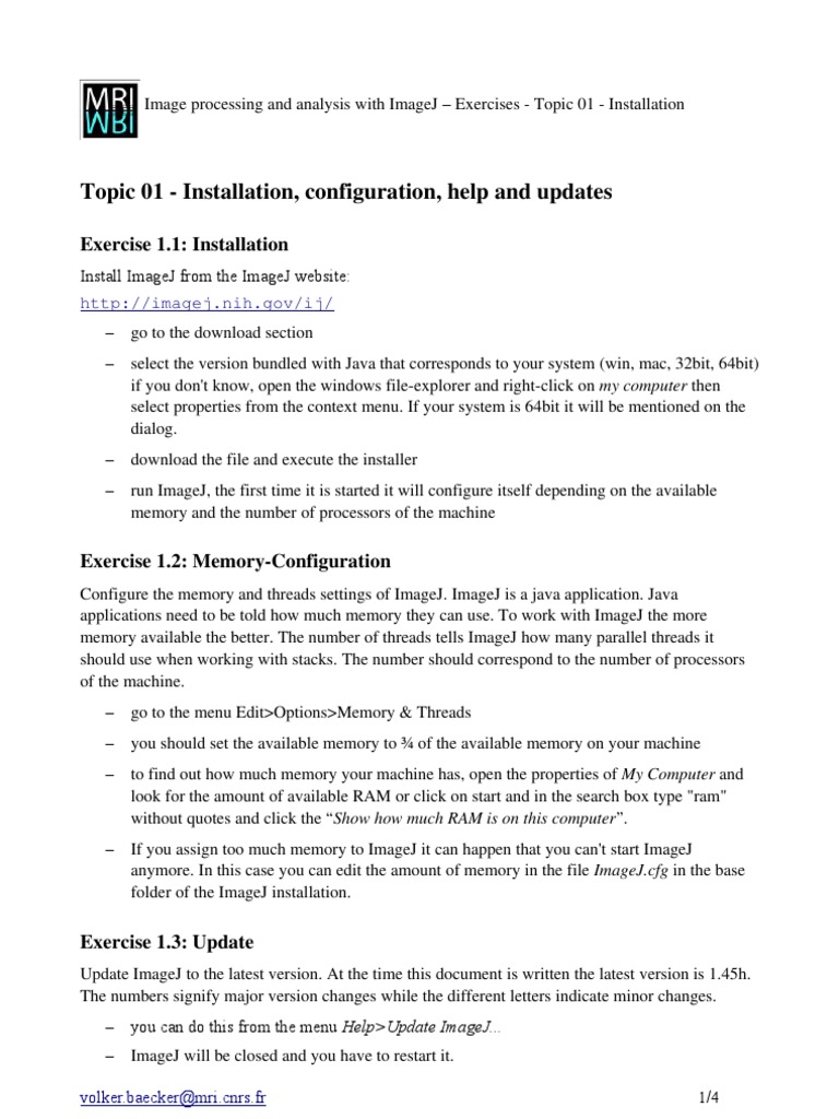 Exercises 01 Installation | PDF | Computer File | Areas Of Computer Science