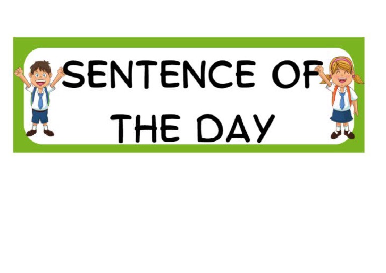 Sentence of The Day | PDF