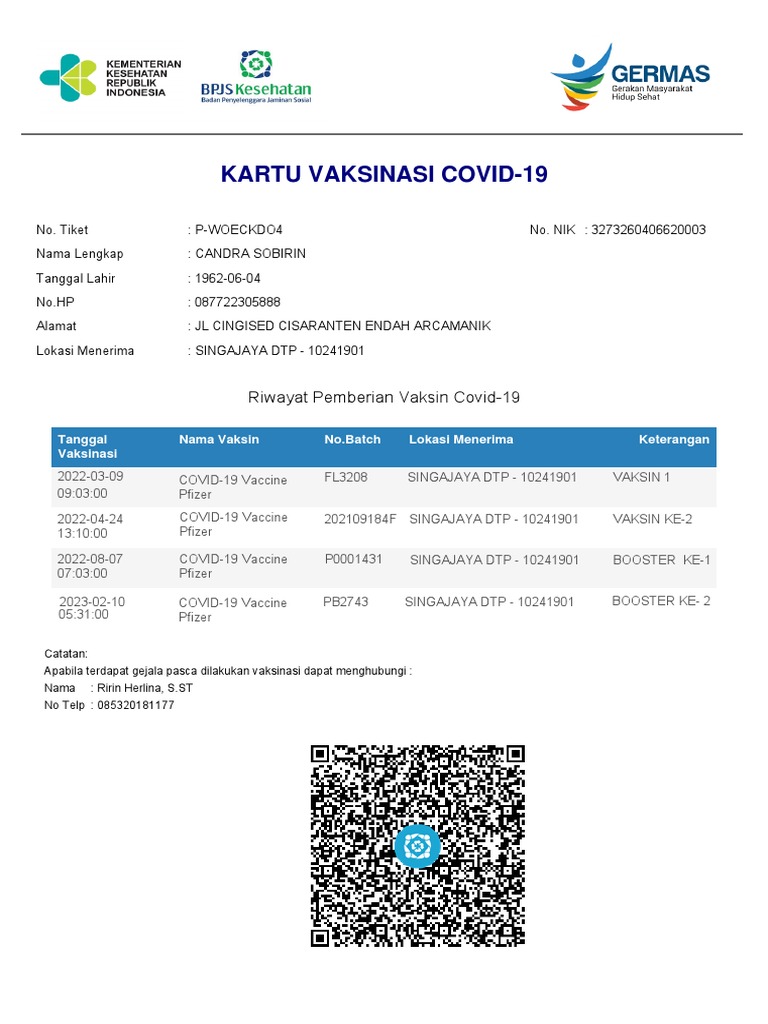 COVID-19 Vaccination Record | PDF