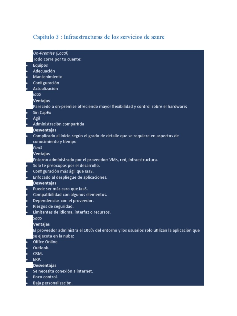 Curso de Introduccion A La Nube de Azure (Autoguardado) | PDF ...