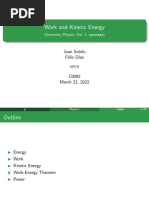 Physics - Lecture 2.1 Work | PDF | Acceleration | Force