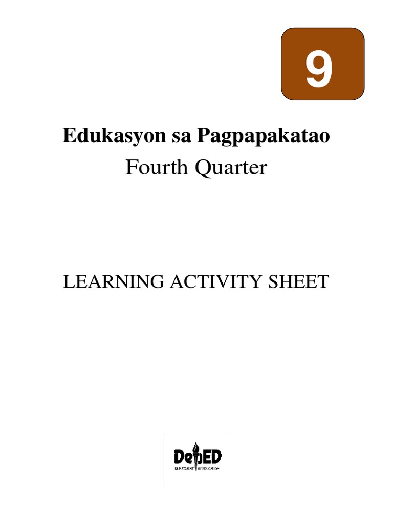 Q4 ESP 9 LAS Quarter 4 W1 8 | PDF