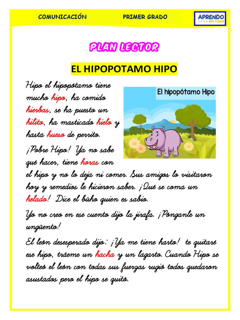 Hipo El Hipopótamo PDF | PDF