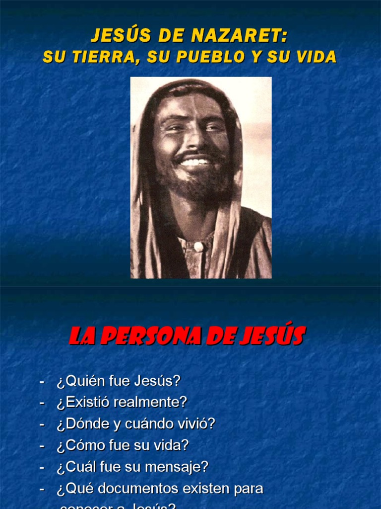 Jesús de Nazaret: Vida y Contexto Histórico | PDF | Religión y ...