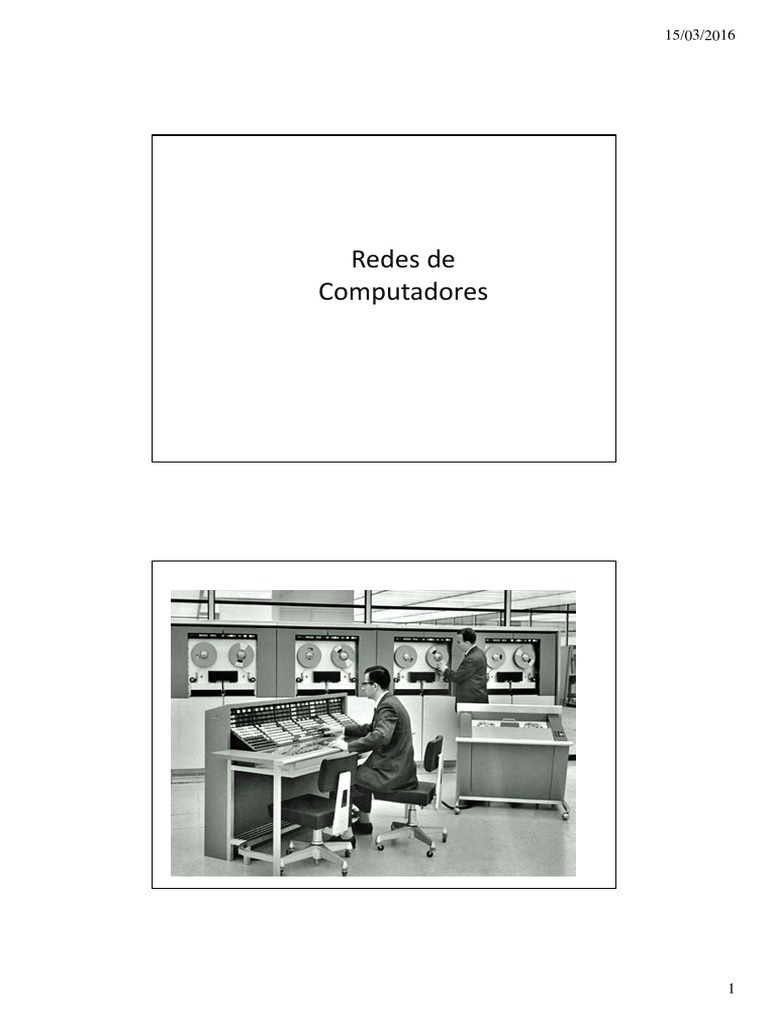 Redes - Aula Componentes Da Rede | PDF | Rede de computadores ...