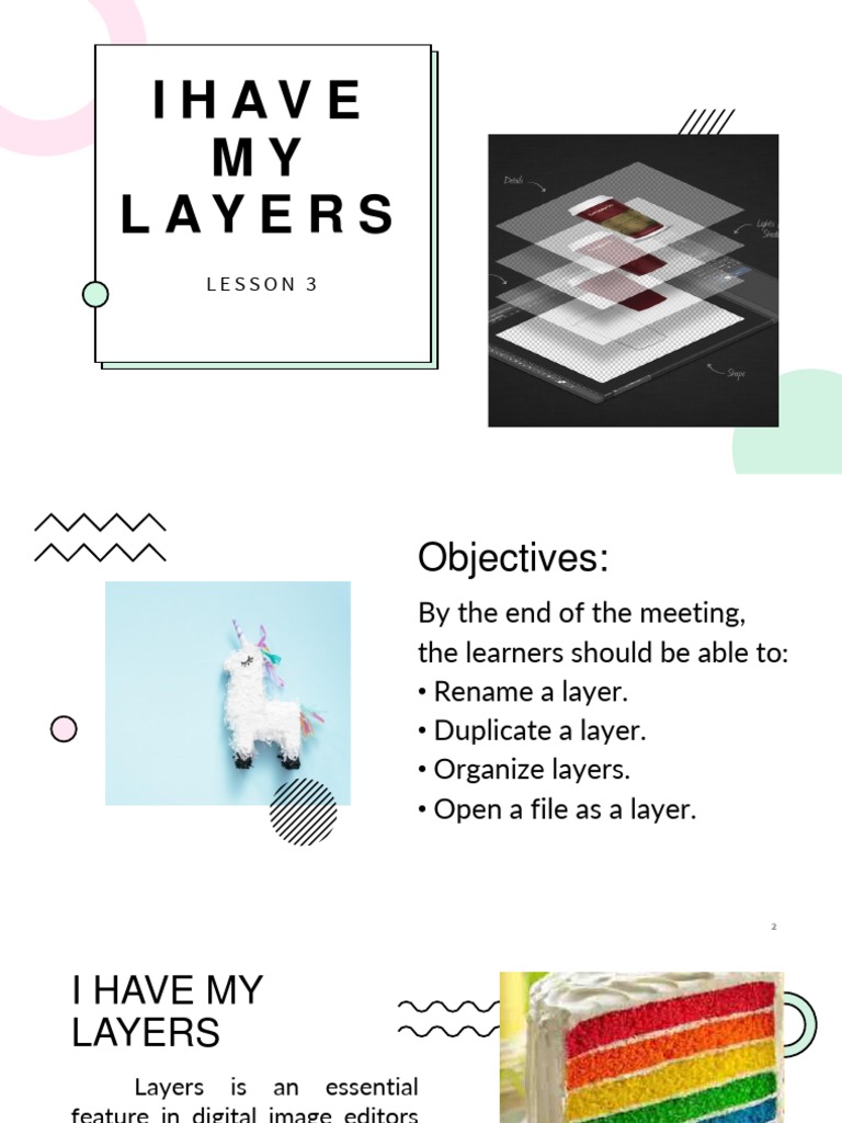 Lesson 3 I Have My Layers | PDF | Image Editing | Computer Graphics