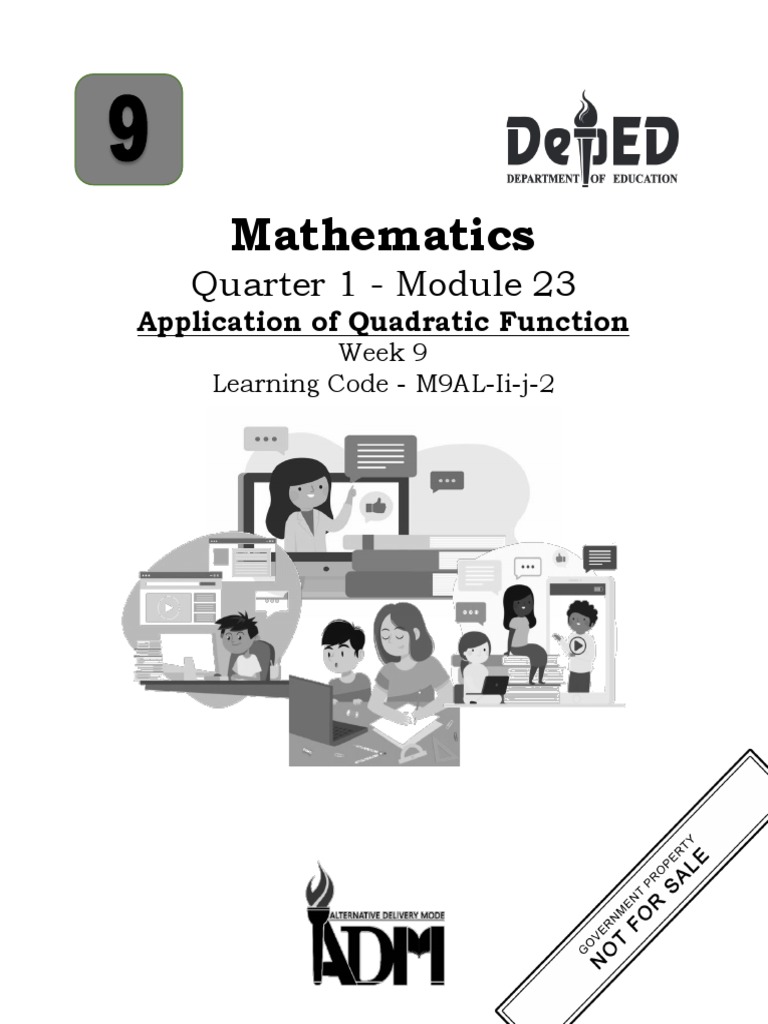 Math9 Quarter1 Module23 FINAL-V3-1 | PDF | Area | Mathematics