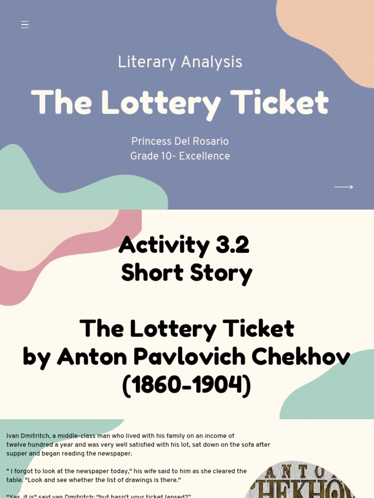 Lottery Dreams and Disillusionment | PDF | Art | Mystery, Thriller ...